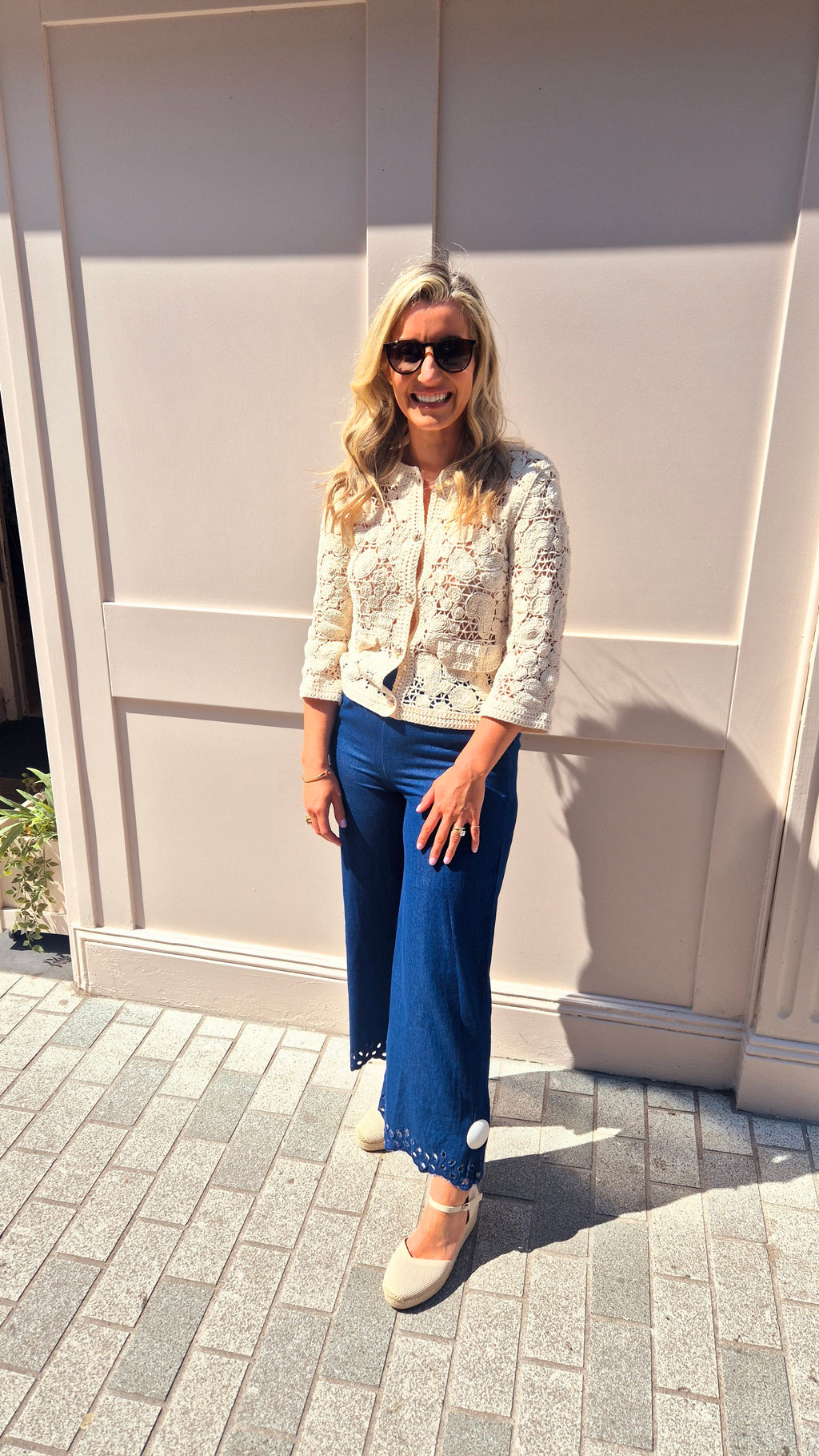 Amy Cardi Top Cream – Lily's Boutique