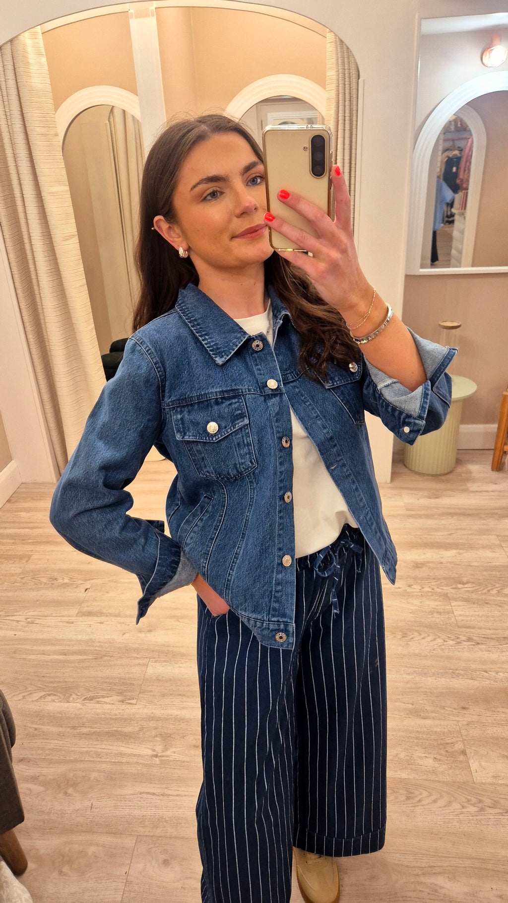 Daria Denim Jacket Blue – Lily's Boutique